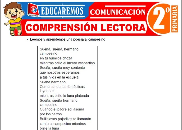 Comprensión Lectora para Segundo de Primaria » (Fichas GRATIS) 📚