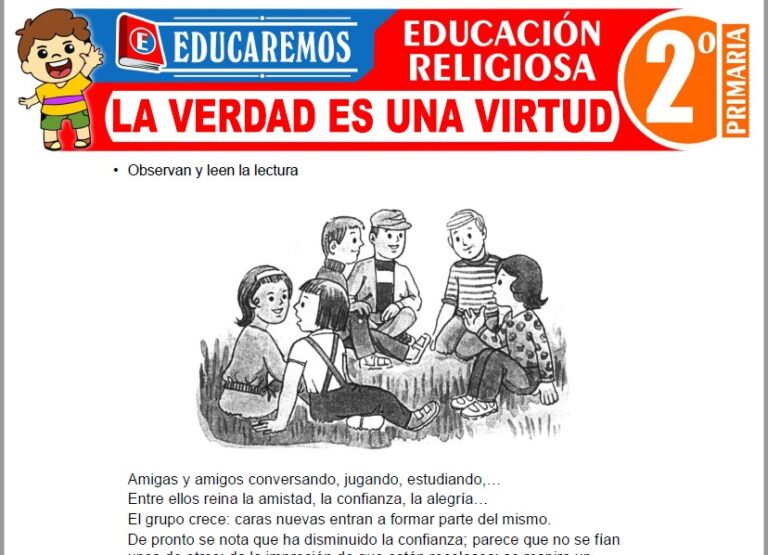 Educación Religiosa para Segundo de Primaria » (30 Fichas GRATIS) 📚