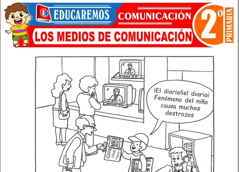 Los Medios de Comunicación para Segundo de Primaria » (Fichas GRATIS) 📚