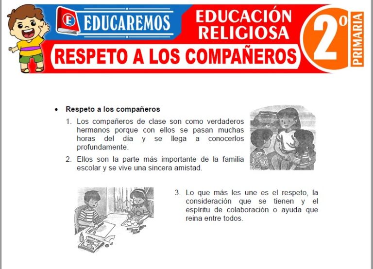 Educación Religiosa para Segundo de Primaria » (30 Fichas GRATIS) 📚